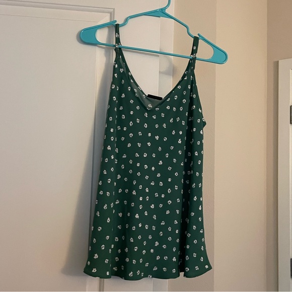 Rachel Zoe | Tops | Brand New Rachel Zoe Green Floral Tank Top | Poshmark